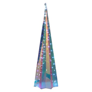 WellHome - Cono Luminoso de Navidad con base de Estrella con 40 Luces ...