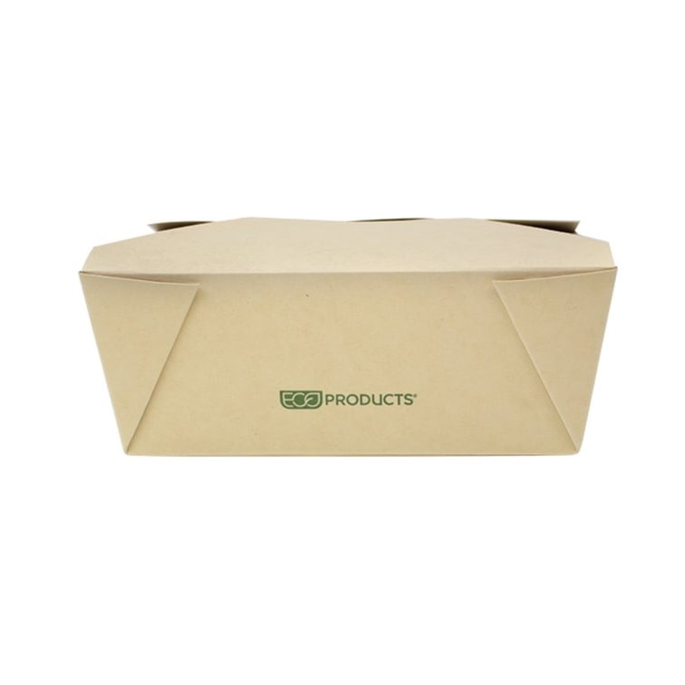 MONOUSO - SnackBox Bambus-Karton Kraft 14x12x6,5cm 1300ml (400 Stück ...