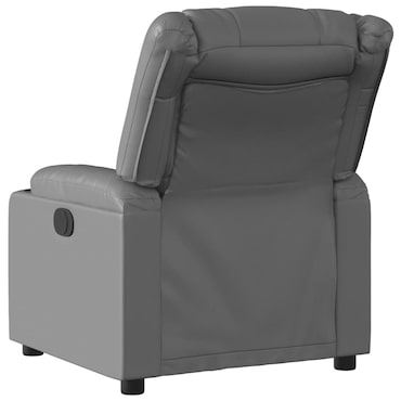 vidaXL Relaxsessel Grau Kunstleder | METRO
