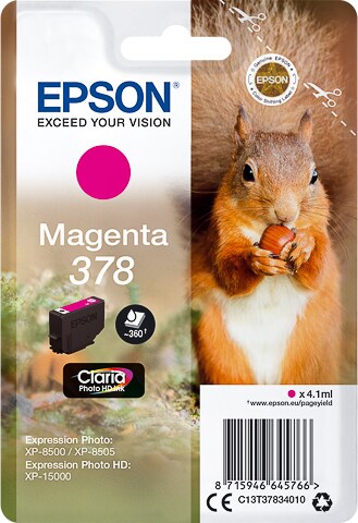 Epson Tinta Epson Squirrel Singlepack Magenta 378 Claria Photo HD | Makro