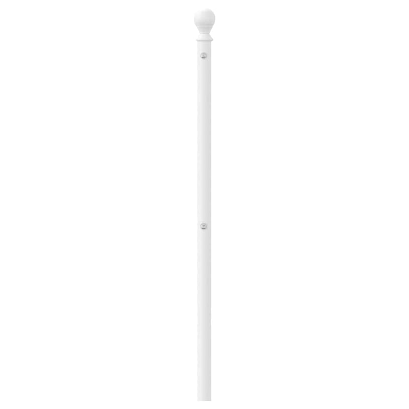 vidaXL Ersatz-Kopfteil Metall Weiß 193 cm | METRO