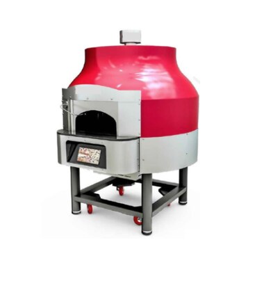 Horno de pizza a gas rotativo, Ø 300mm y 9 pizzas, superficie de ...