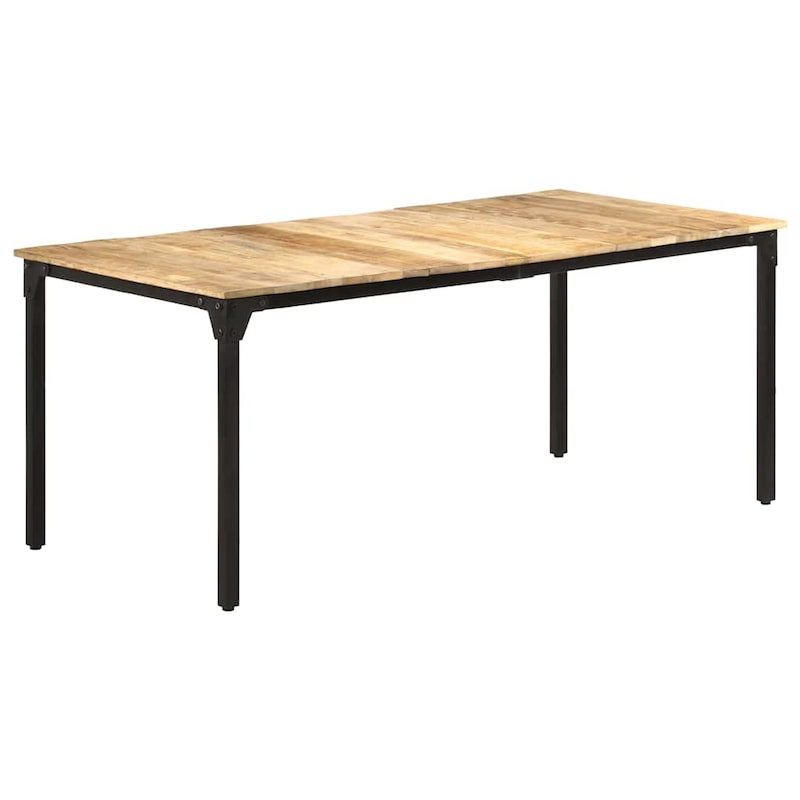 Esstisch 180x90x76 cm Rohes Mangoholz Modell Zenith Pure | METRO