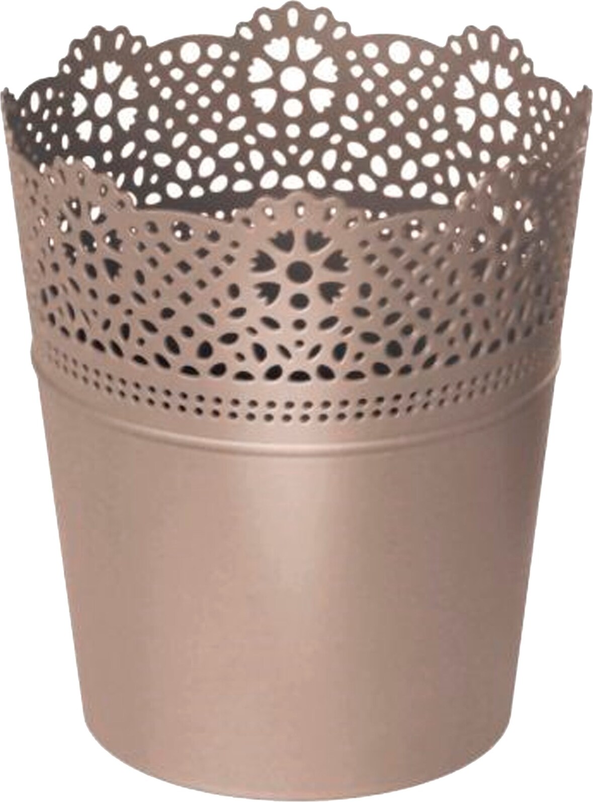 Prosperplast - Maceta LACE - 11,2x11,2x13cm en color Mocca | Makro