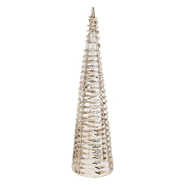 WellHome - Cono navideño decorativo Luminoso con diseño retorcido y 60 ...