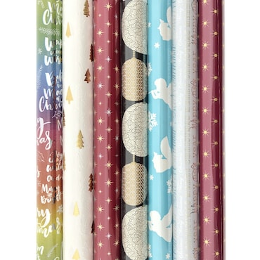 Kerstmis cadeaupapier - Assortiment kerstpapier inpakpapier - 3 meter x ...