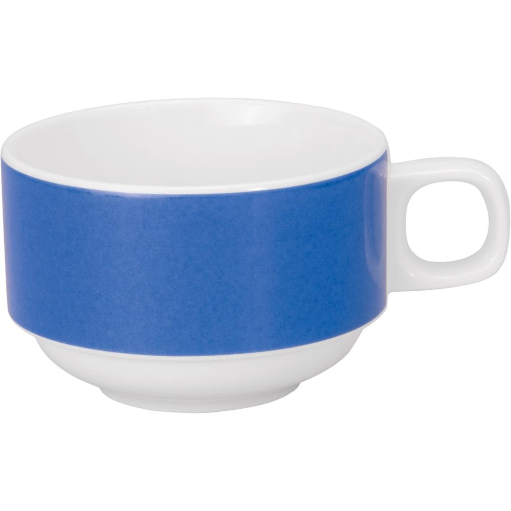 COLOURS Kaffeetasse - 20 cl - (stapelbar) - Blau, 6er Set | METRO
