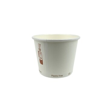 FHC - 500Pcs - Pot à soupe carton blanc Ø 9cm H70mm 230ml | METRO