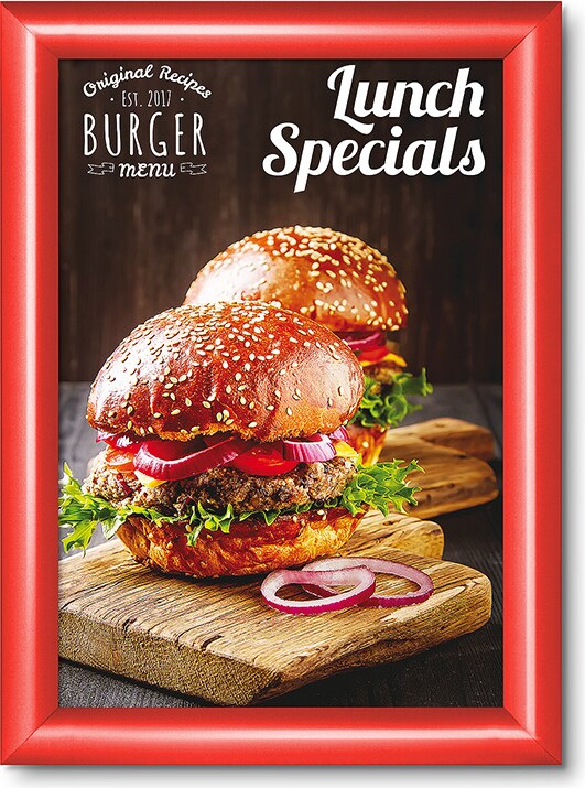 Exposicionate Poster frame vermelho A4 (25 mm) KRA4G25C3020 | Makro