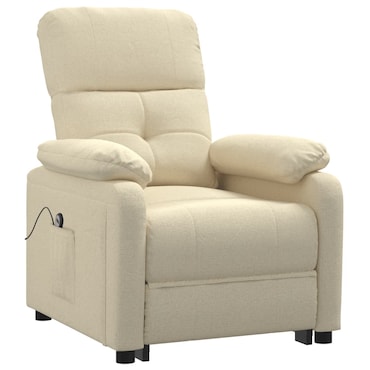 vidaXL Relaxsessel Elektrisch Creme Stoff | METRO
