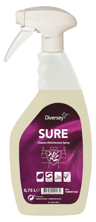 SURE | Cleaner Disinfectant Spray - Detergente Desinfectante en Spray ...
