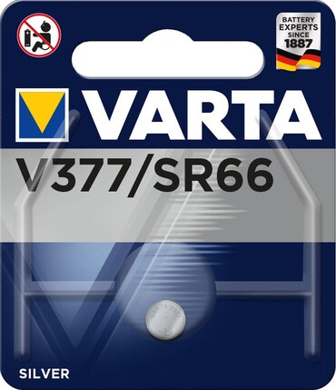 VARTA Knopfzellenbatterie Electronics V377 (SR66) Silber | METRO