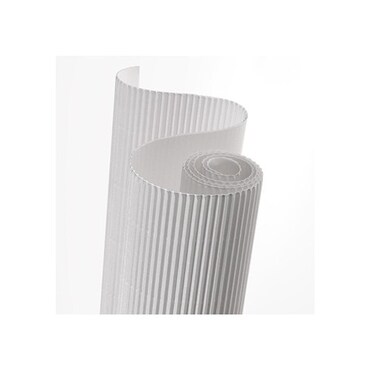 Folha de Cartão Canelado SADIPAL Branco (50 x 70 cm) | Makro