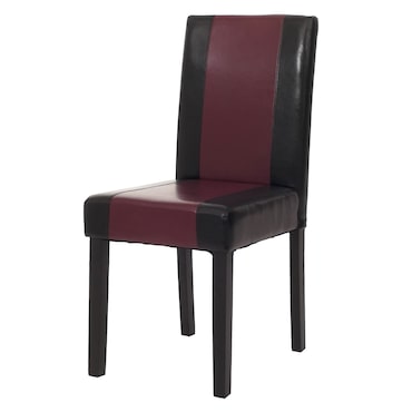 Sedia Littau ecopelle soggiorno cucina sala da pranzo 43x56x90cm nero ...