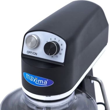 Mixer planétaire - 7 L - jusqu'à 2 kg de pâte - noir mat | Maxima ...