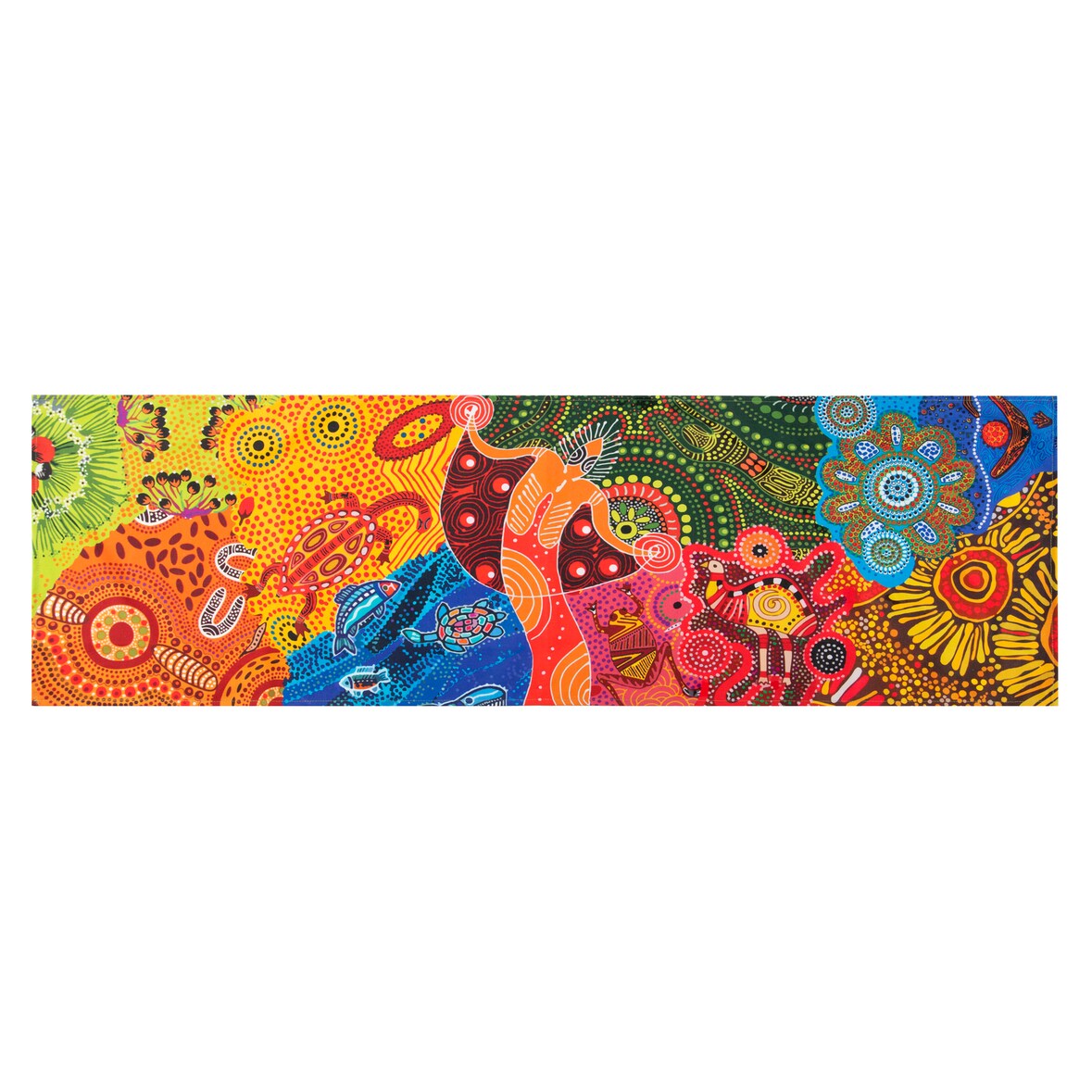 Excelsa runner Aboriginal cotone 45x140 cm multicolor | METRO