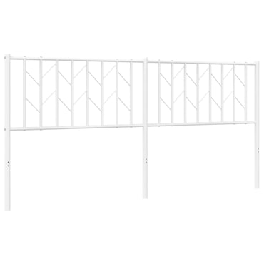 vidaXL Ersatz-Kopfteil Metall Weiß 180 cm | METRO
