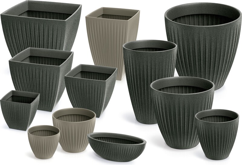 Prosperplast - Maceta de Plástico Rotomoldeado 105L Ø60x58cm en color ...