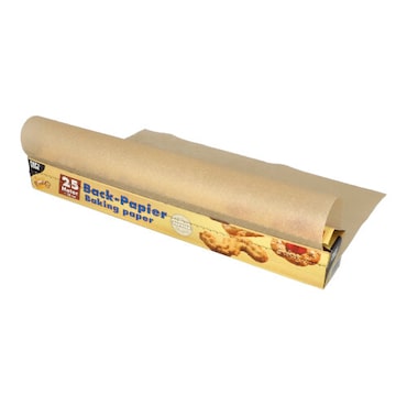 24 Rollen Backpapier 25 m x 38 cm braun in Faltschachtel | METRO