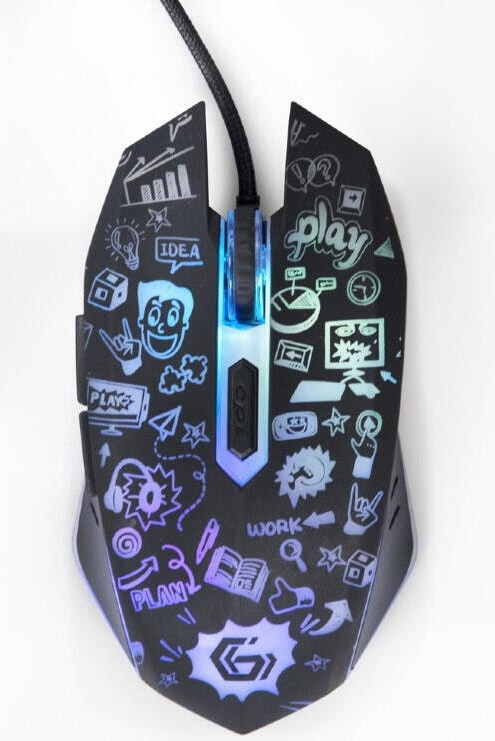 6-knops 1200-3600 Dpi optische led muis, Grafity | Makro
