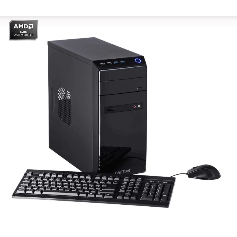 Captiva B5A 21V3 Ryzen 5 3400G Desktop-PC (16 GB RAM, 500 GB | METRO