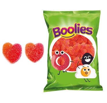 Bonbon coeur de pêche 6 x 250u Boolies | METRO