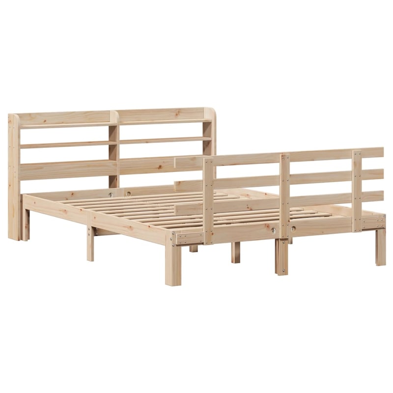 vidaXL Bettgestell mit Kopfteil ohne Matratze 150x200 cm | METRO