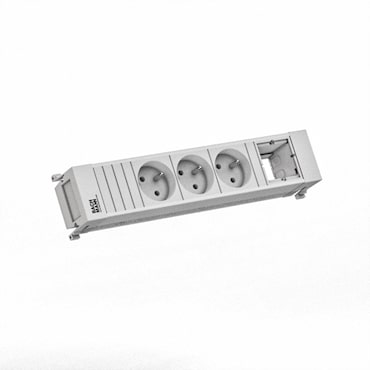 BACHMANN POWER FRAME 3xUTE 1xCM 0,2m GST18 RAL9010 | Makro