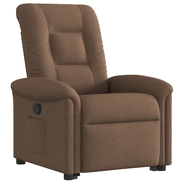 vidaXL Relaxsessel mit Aufstehhilfe Braun Stoff | METRO