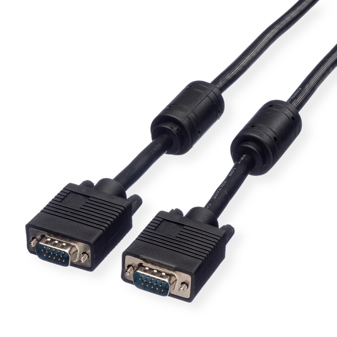 ROLINE Cavo monitor SVGA con nucleo in ferrite+DDC, HD15 ST-ST, 15 m ...