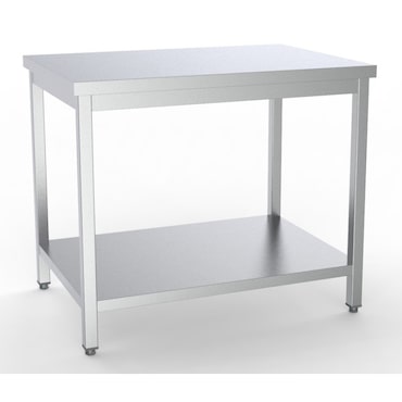 COMBISTEEL - Plan de travail et 1étagère 900x600mm | METRO