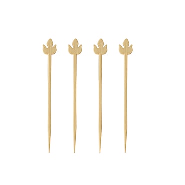 10 lots de 100 Piques apéritifs en bambou "pure" 9 cm "Lily" | METRO