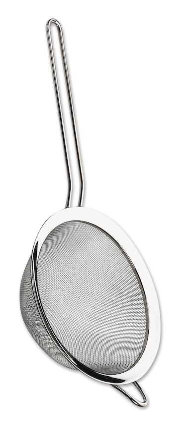 Ghidini, colino in acciao inox mm 180, argento | METRO