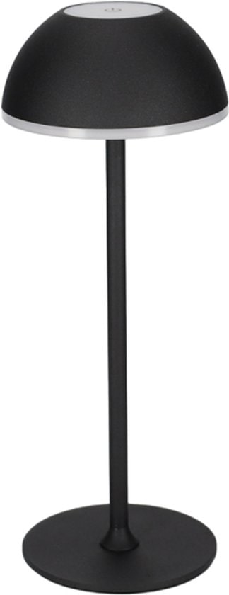 JONSKA LED Tafellamp - Tafellampen elektrisch - ∅11 x 28.5 cm - Zwart ...