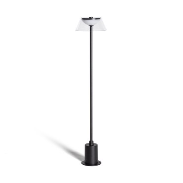 Ledkia Baliza Exterior LED 6W Superficie Pie 60cm Dipley Negro | Makro
