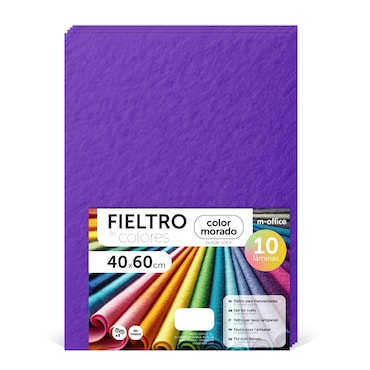 Fieltro para Manualidades, Fieltro de Colores, Suave y Flexible ...