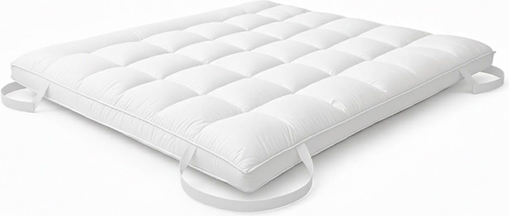 Topper Letto Singolo 90x200 con ovatta 1000 g/m², extra comfort e ...