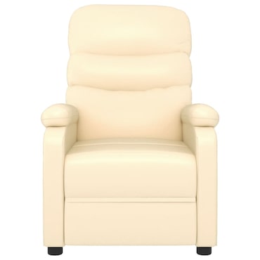 vidaXL Relaxsessel Creme Kunstleder | METRO