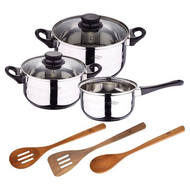 BERGNER - Batería de cocina 5 piezas 16/18/20cm en acero inoxidable ...