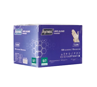 Hynex Vinyl handschoenen S Transparant/ Wit 1000/stuks (10 doosjes) 4 ...