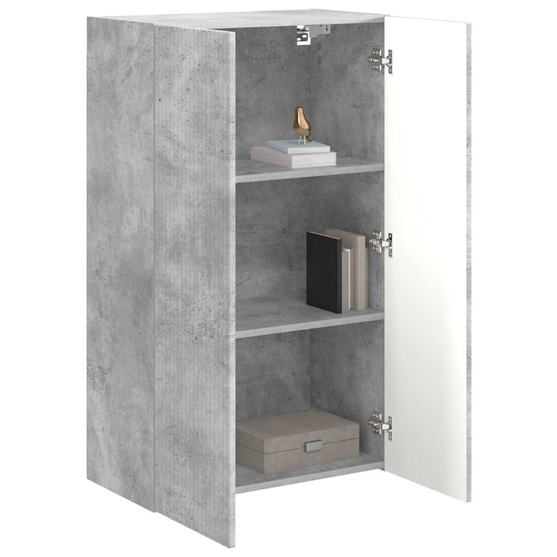 vidaXL TV-Wandschrank Beton Grau 59,5 x 31 x 100 cm Holzwerkstoff | METRO