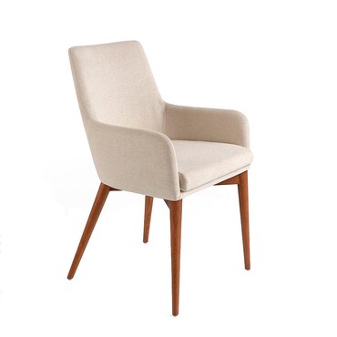 Angel Cerdá Eetkamerstoel met beige stof 4048C | Makro
