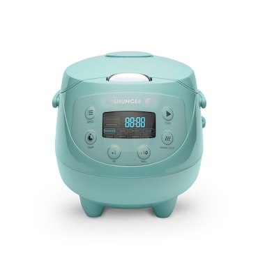Reishunger Digitaler Mini Reiskocher und Dampfgarer, Mint - Timer ...