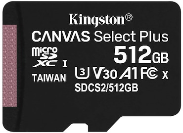 Tarjeta de memoria micro sd kingston 512gb msd csplus 100r a1 c10 + adp ...