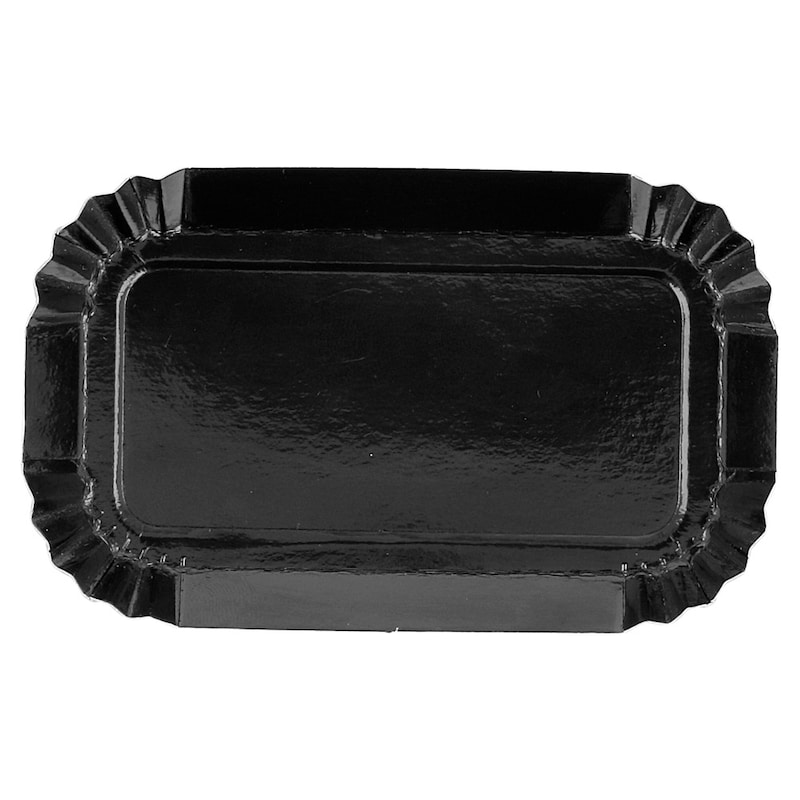 Mini Bandejas 325 G/M2 4X8 Cm Negro Cartón (100 Unidades) | Makro