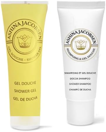 ASHINA JACOBSEN ,100 Gels douche + 100 Shampoings cheveux et corps- 200 ...