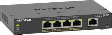 NETGEAR GS305EPP Netzwerk Switch 5 Port | METRO