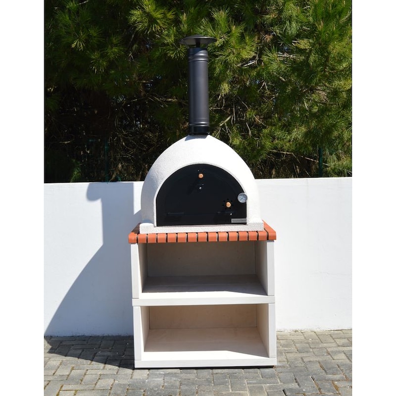 Forno a Lenha Isolado ROYAL COM BASE 195 x 80 x 80cm | Makro