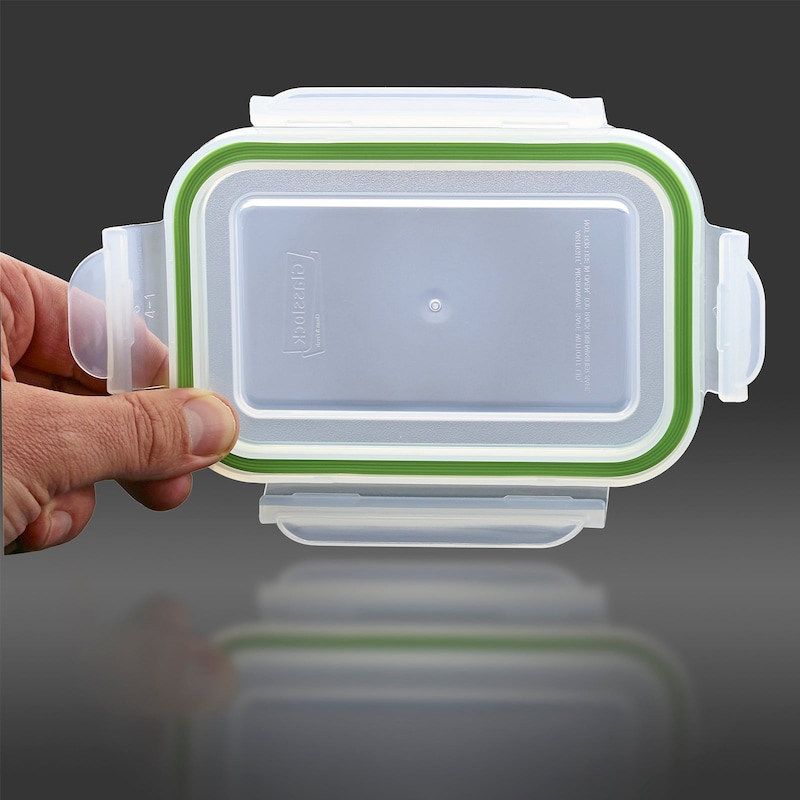 Glasslock Classic - Recipiente Hermético Rectangular de 2L en Vidrio ...