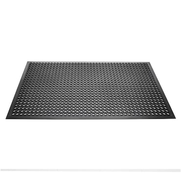 Tapis en caoutchouc antidérapant et antifatigue noir - 1500 x 900 x 12 ...